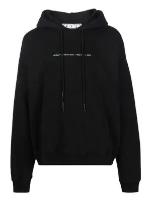 Off-White Marker Skate Arrows-logo Hoodie - Black