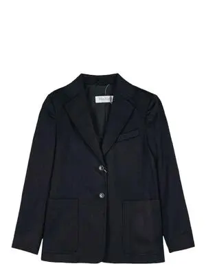 Max Mara Tailored Long Sleeve Blazer - Black