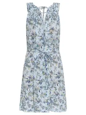 Zadig&Voltaire Sleeveless Graphic Mini Dress - Blue
