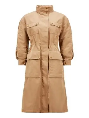 Moncler Nantes Hooded Parka - Light Brown
