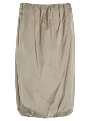 AMOMENTO Amomento Taffeta Shirred Dress