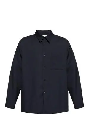 Marni Collared Long-sleeve Shirt - Black