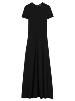 TOTEME Fluid Crewneck Maxi Dress - Black