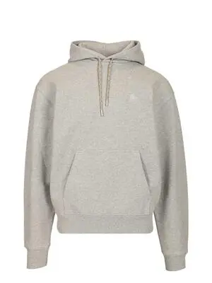 BURBERRY Burberry Checked Sleeve Drawstring Hoodie
