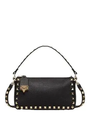 Valentino Garavani Rockstud Small Shoulder Bag - Black
