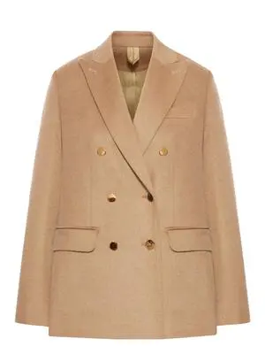 MAX MARA Max Mara Pesche Double-Breasted Long-Sleeved Blazer