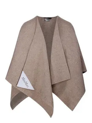 Max Mara Serra Cape Coat - Nude