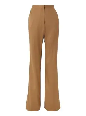 Altuzarra Stretch-wool Flared Trousers - Brown