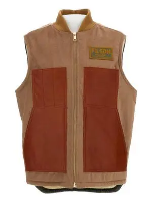 Junya Watanabe Logo Zip-up Vest - Red