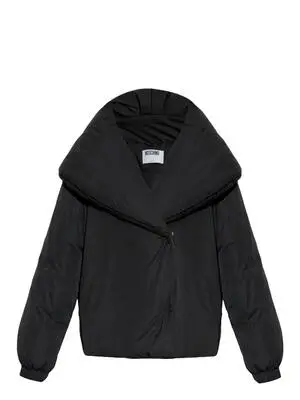 Moschino Drawstring Hem Coat - Black