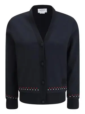 Thom Browne Knitted Cardigan - Black