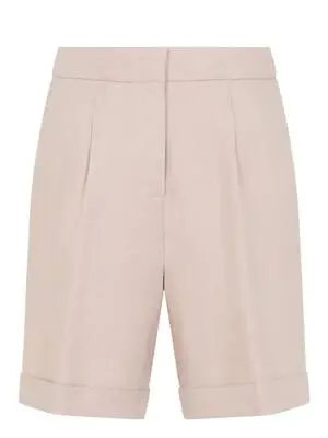 Peserico Pleated Detail Shorts - Pink