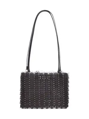 Rabanne 1969 Shoulder Bag - Dark Brown Silver