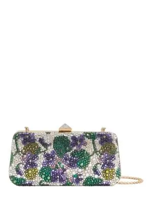 Valentino Garavani Carry Secrets Embellished Floral Clutch - Multi-color