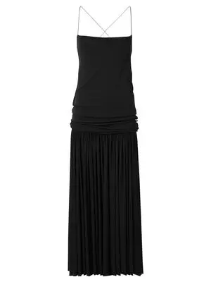 Jacquemus Jacquemus Abiha Gathered Waist Dress Black