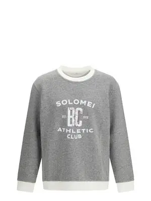 Brunello Cucinelli Graphic Sweatshirt - Gray
