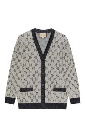 GUCCI Gucci GG Cotton Jacquard Cardigan