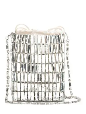 SELF-PORTRAIT Embellished Drawstring Mini Bag