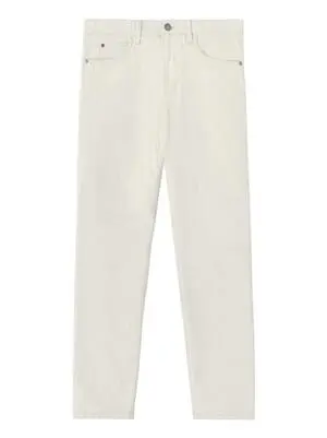 Loro Piana Straight Leg Jeans - Marzipan White