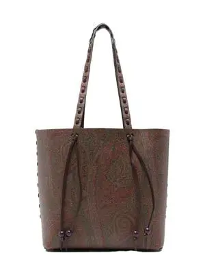 Etro Paisley Printed Tote Bag - Brown
