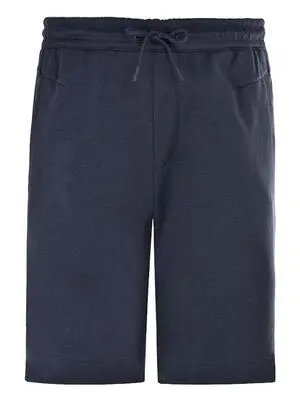 Hugo Boss Logo Print Relaxed Fit Drawstring Shorts - Black