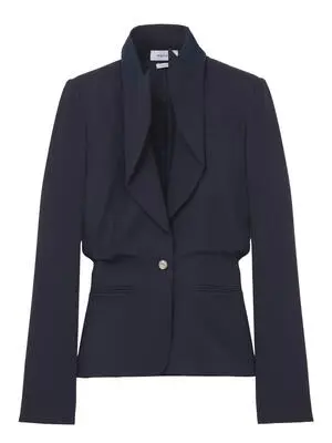 Alexander McQueen Single-breasted Blazer - Navy Blue