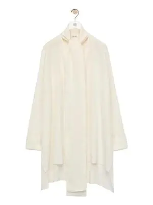LOEWE Loewe Anagram Embellished Silk Blouse