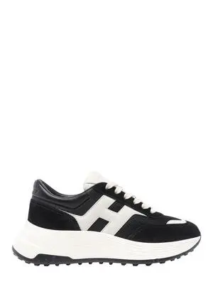 Hogan Logo Embossed Chunky Lace-up Sneakers - White