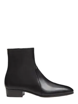 Valentino Garavani Vlogo Signature Block Heel Boots - Black