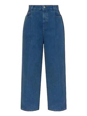 Marni Logo Patch Jeans - Blue