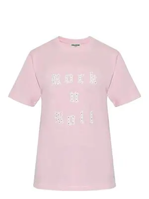 Zadig&Voltaire Embellished T-shirt - Pink