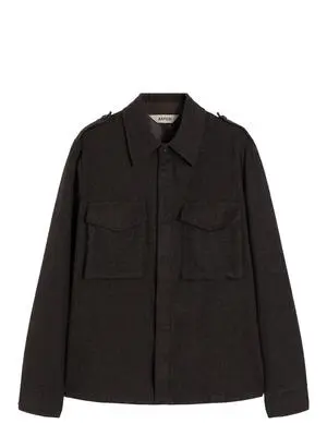 Aspesi Long-sleeve Buttoned Shirt - Black