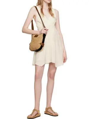 ISABEL MARANT ÉTOILE Isabel Marant Woven Raffia Shoulder Bag