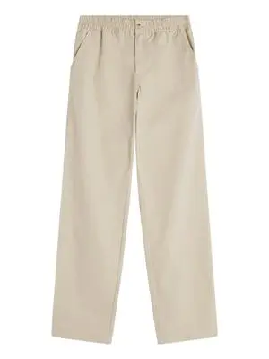 Maison Kitsuné Elasticated Waistband Casual Trousers - Dune