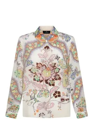 ETRO Etro Floral-Printed Long-Sleeved Shirt
