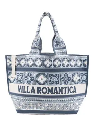ALEMAIS Villa Romantica Tote Bag - Blue