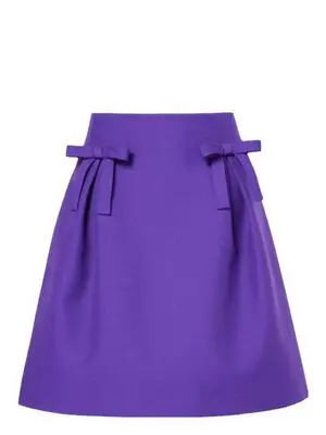 VALENTINO Valentino A-line Skirt With Bow Detail