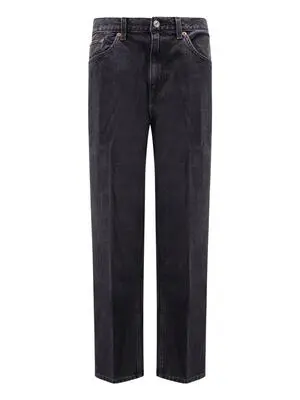 RE/DONE Straight-leg Jeans - Black