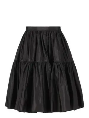 Valentino Garavani High Waist Ruffled Skirt - Black