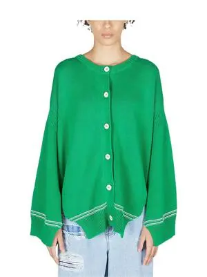 Marni Oversized-fit Buttoned Cardigan - Green