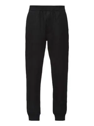 Prada Knitted Track Pants - Black