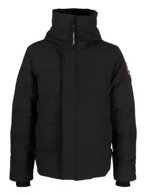 Canada Goose Macmillan Hooded Down Puffer Coat - Black
