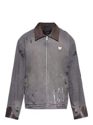 MISBHV 1997 Paint-splatter Distressed Jacket - Graphite