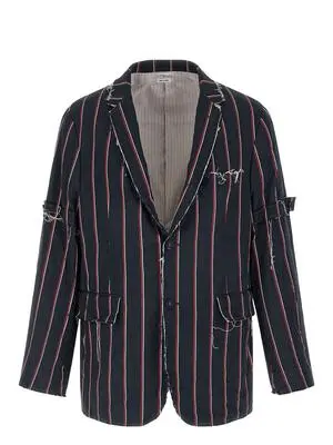 Thom Browne Striped Blazer - Blue