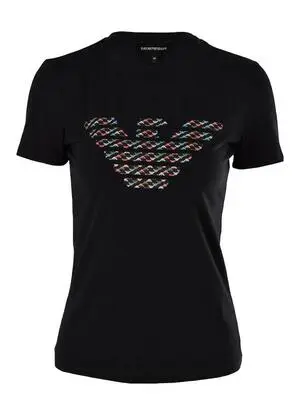 Emporio Armani Logo T-shirt - Black