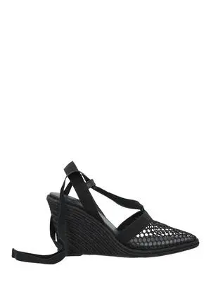 CHRISTIAN LOUBOUTIN Toleda Espadrille Wedge Sandals - Black