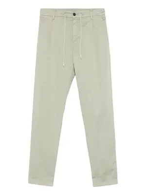 Eleventy Eleventy Drawstring Casual Trousers Green
