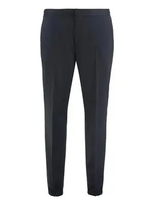 Zegna Straight-leg Tailored Trousers - Black