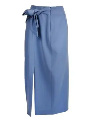 Emporio Armani Emblem Skirt - Blue