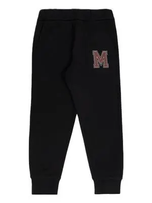 Moncler Logo Patch Sweatpants - Navy Blue